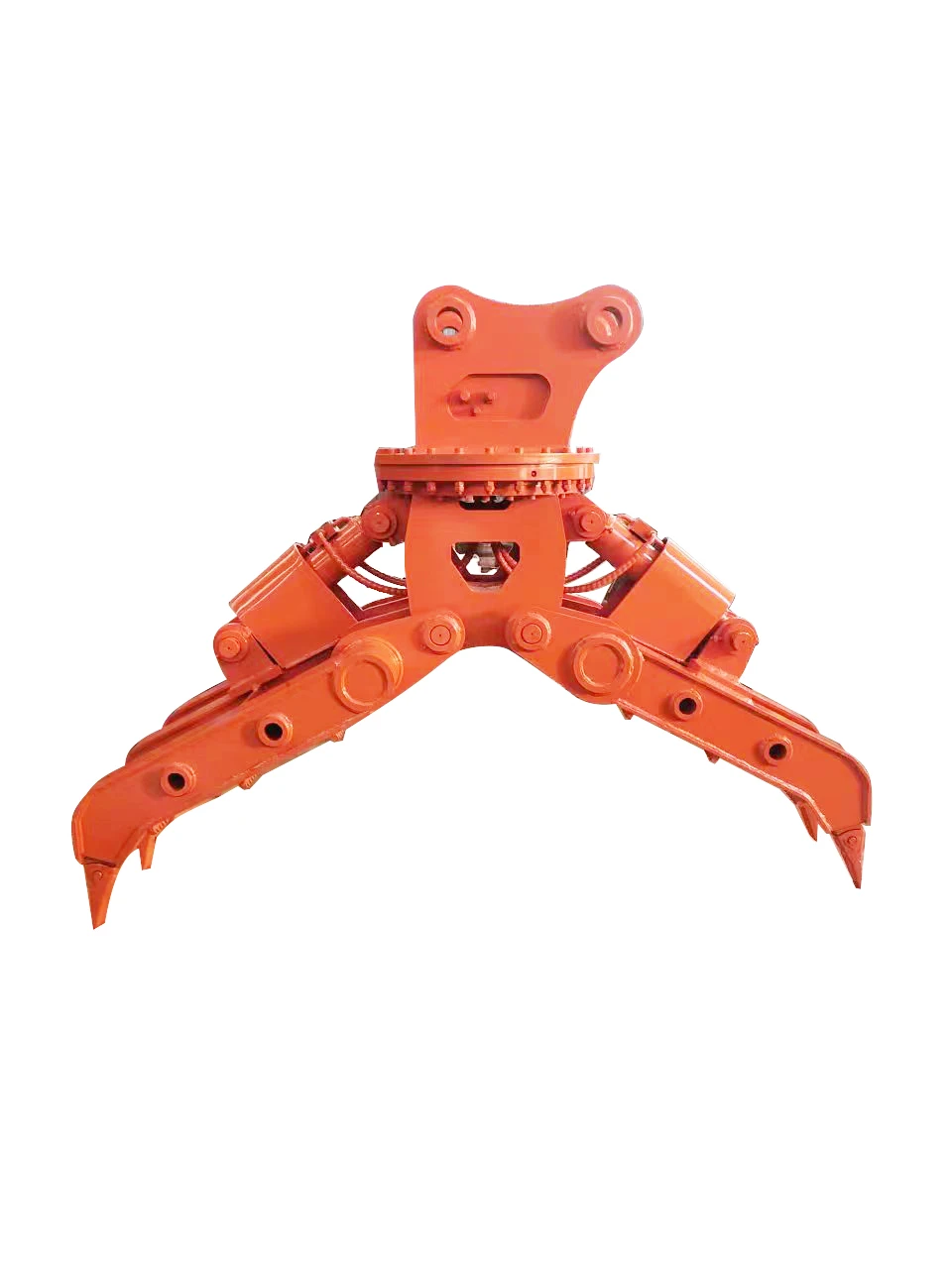 Log Hydraulic Grapple Excavator Logging Grapple In Forestry Machinery ...