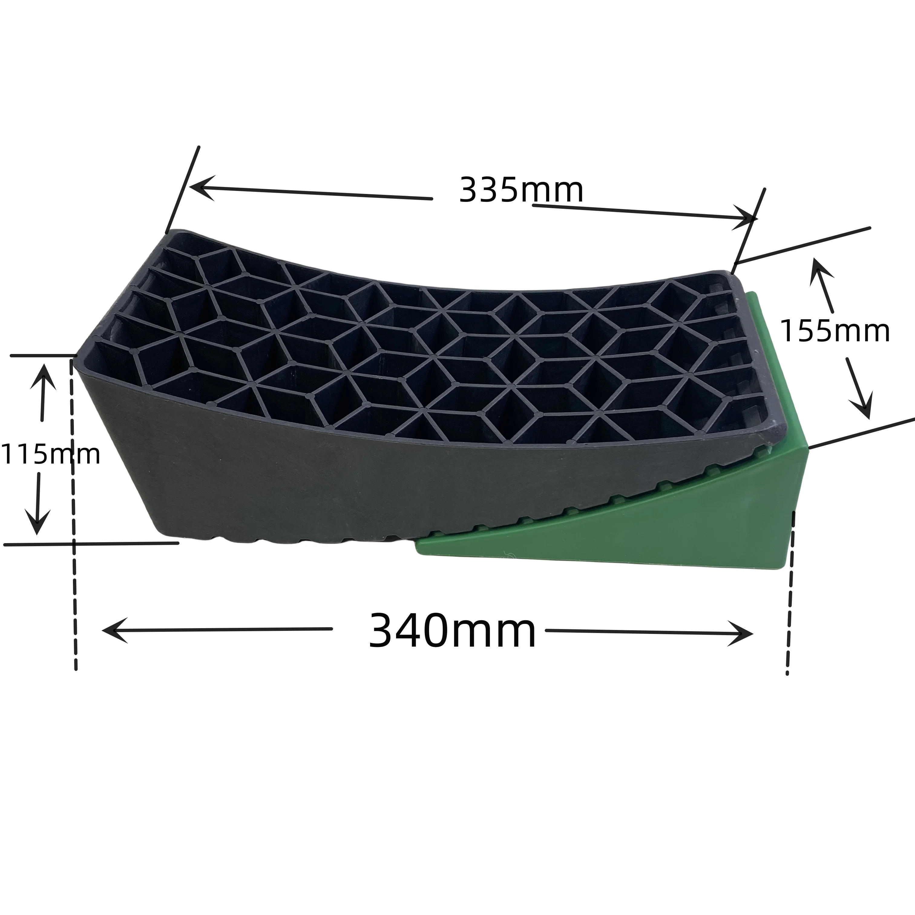 Heavy Duty RV Leveling Blocks Curved Camper Leveler Ramp for Dual Axle ...