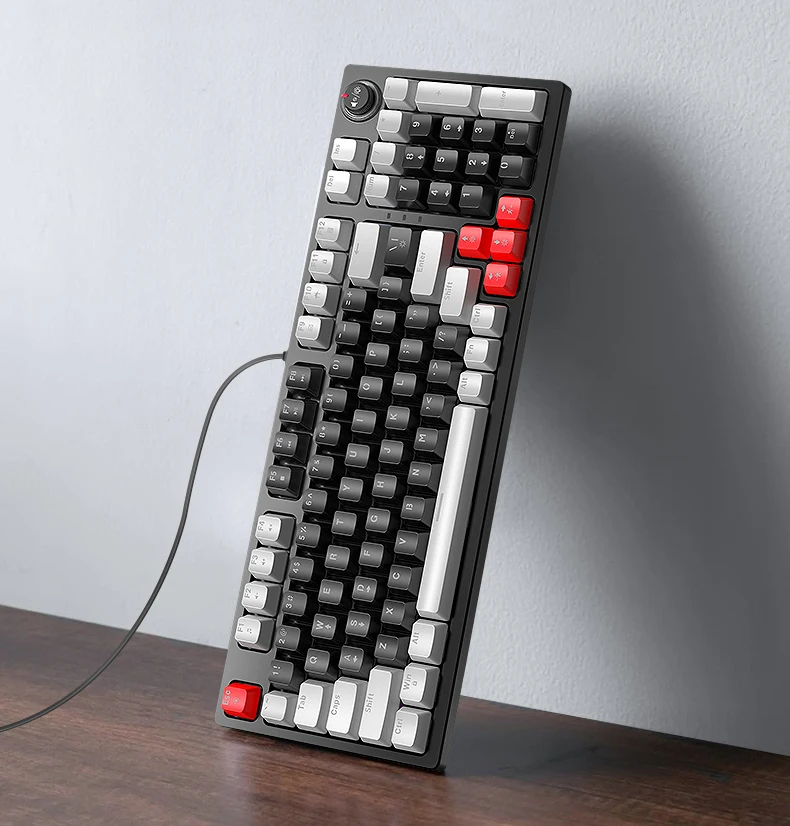 T-WOLF T50 RGB Wired Mechanical Gaming Keyboard with Blue Switches ...