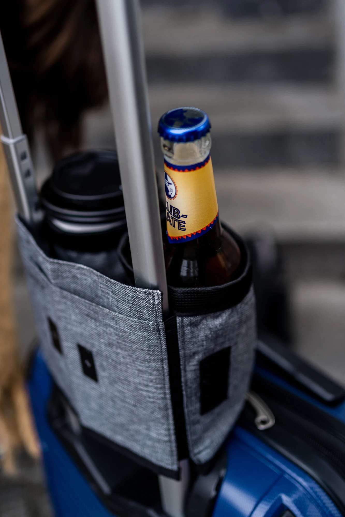 Riemot New Inventions 2022 Luggage Cup Holder Travel Trolley Case ...