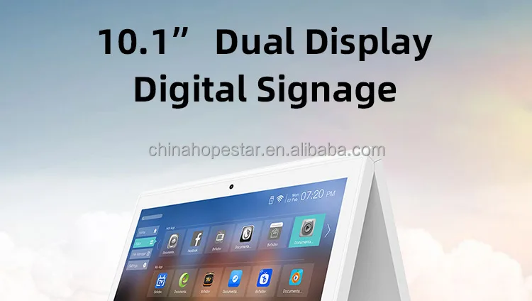 ODM 10 Inch Dual Screen RK3568 POE Wifi Android 11 LCD Screen Tablet PC ...