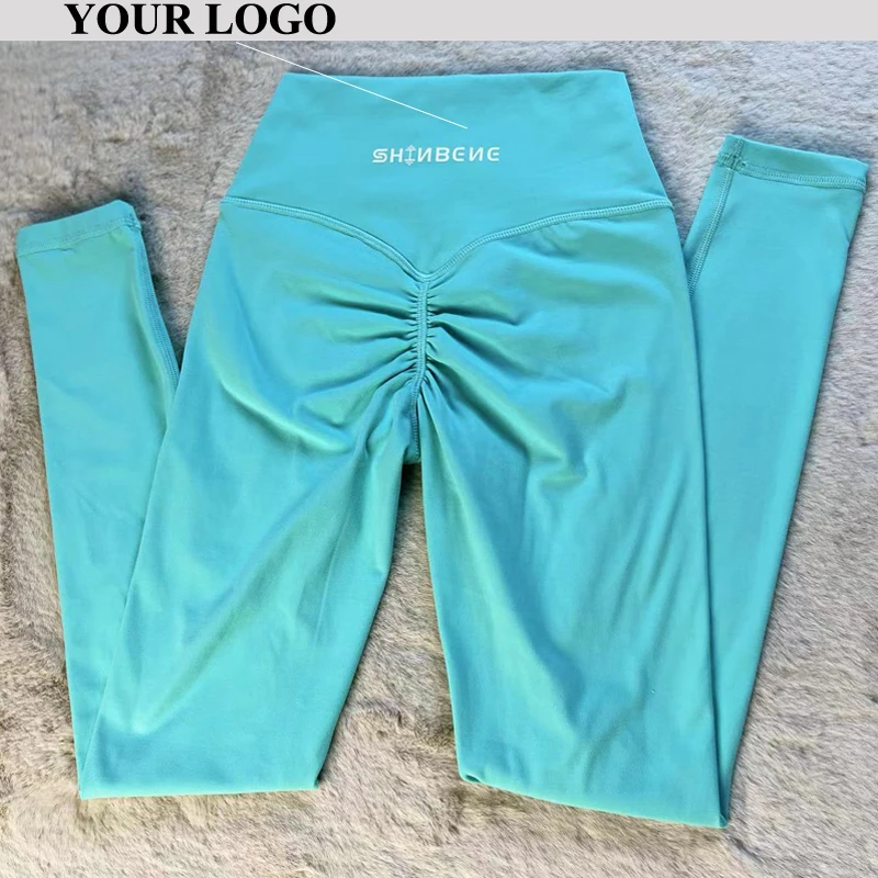SHINBENE Gym Tights - Deep V Back, Hidden Scrunch Butt Fitness