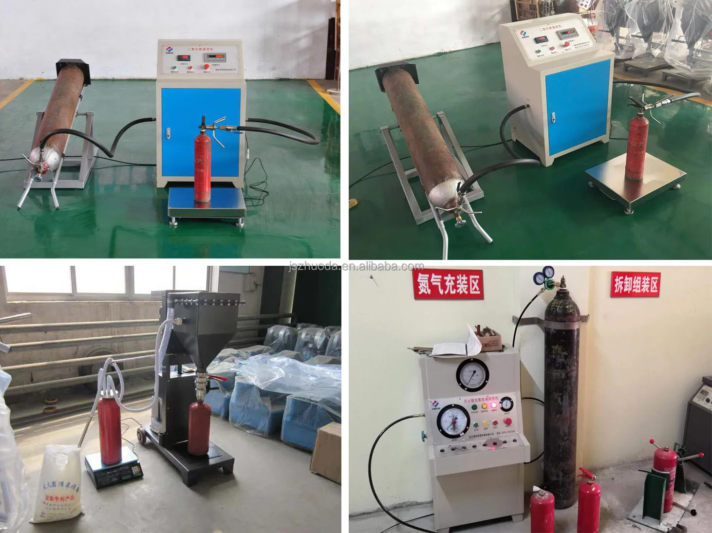 Factory Supply Fire Extinguisher Powder Refilling Machine Ready For ...