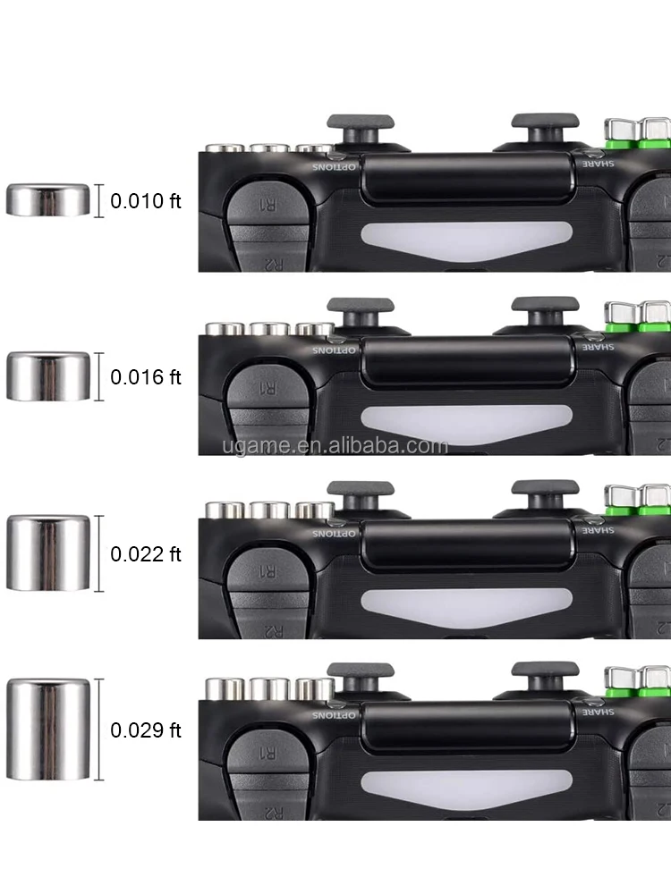 Metal Buttons Bullet Joystick Controllers for PS4/PS4 Slim/ps4 Pro
