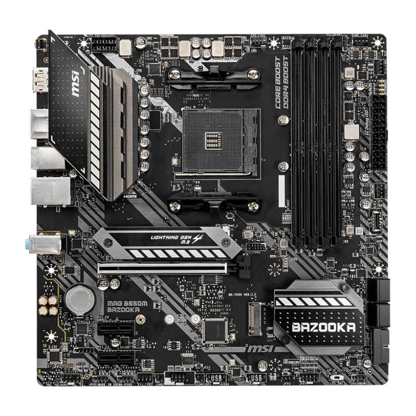 Cheap MSI Computer Motherboard M B550M BAZOOKA DDR4 Socket AM4 Support ...