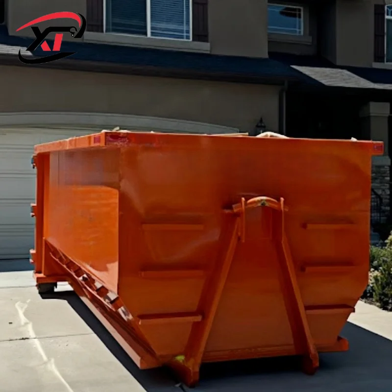 Professional Design 40 Yard Hook Lift Recycling Dumpster Hook Bin Roll ...