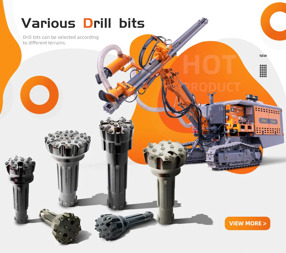 25m Crawler Diesel Engine Borehole Dth Mine Drilling Rig Machines Pile ...