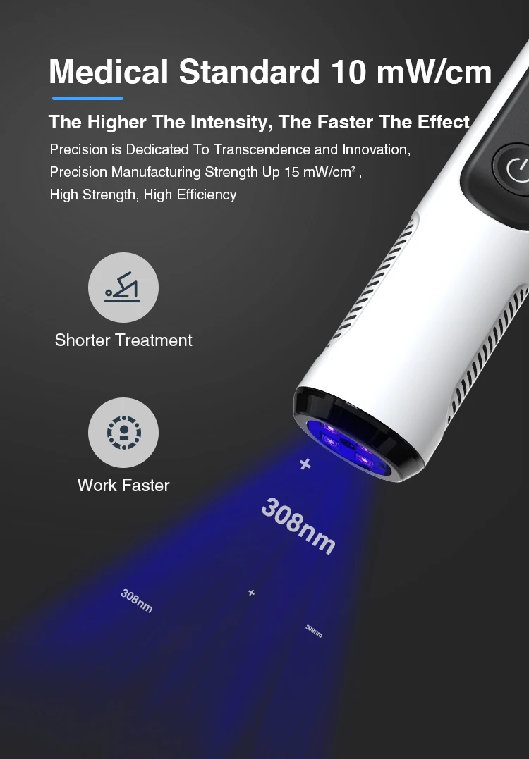 Yonker 308nm UVB Phototherapy for Psoriasis & Vitiligo
