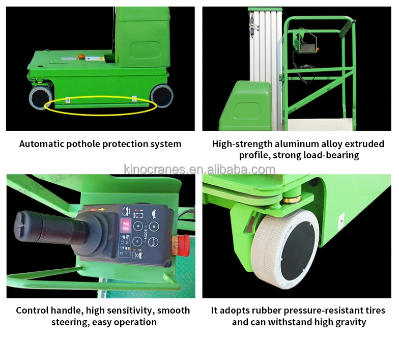 Portable Electric Self-propelled Auto Hydraulic Aluminum Alloy Single ...