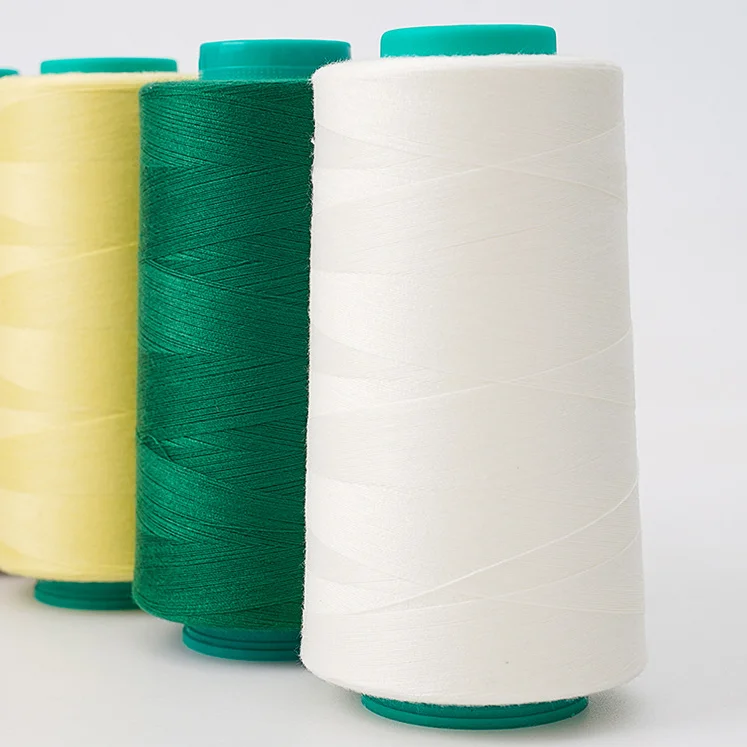 Wholesale Polyester Dyed Sewing Yarn Sewing Thread 1kg Cone For Winding ...