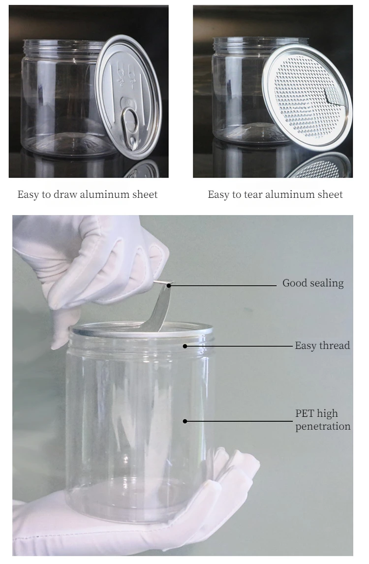 Plastic Jars For Nutella High Profile Thick Wall Jar Cookies Package ...