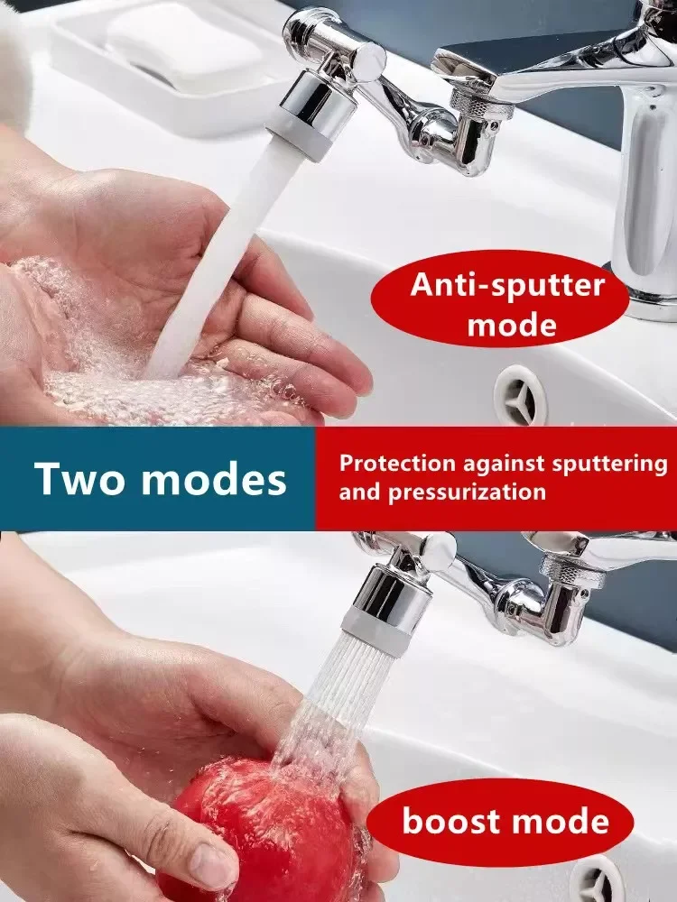 New Universal 1080 Degree Rotation Electroplating Anti-splash Spout ...