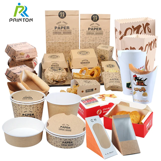 Printon Custom Disposable Fast Food Packaging Solutions