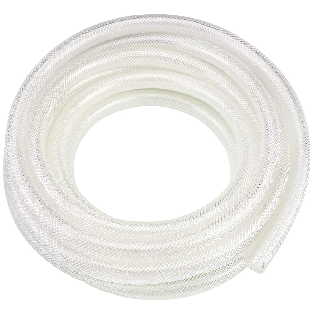 Transparent Fiber Reinforcement PVC Braided Hose Pipe Plastic Flexible ...