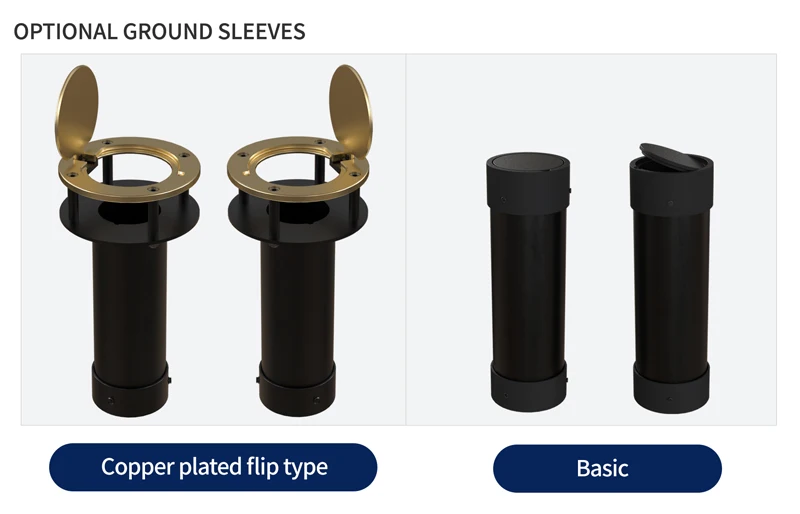 Inground Steel Volleyball Posts With Net Portable Volleyball Post And ...