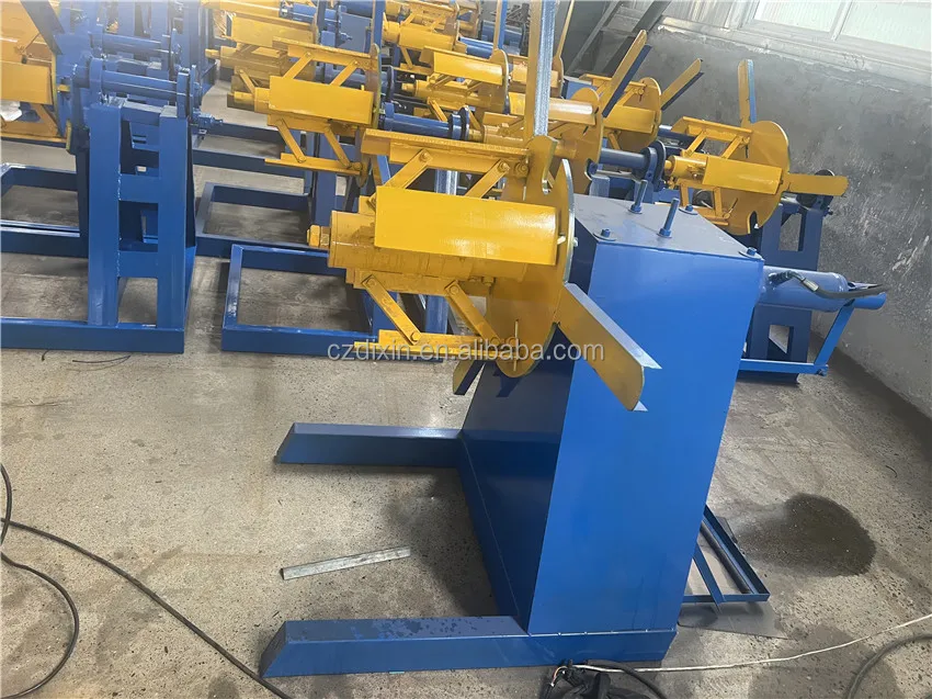 Coil Decoiler Automatic Steel With Expanding Mandrel Hydraulic Decoiler ...