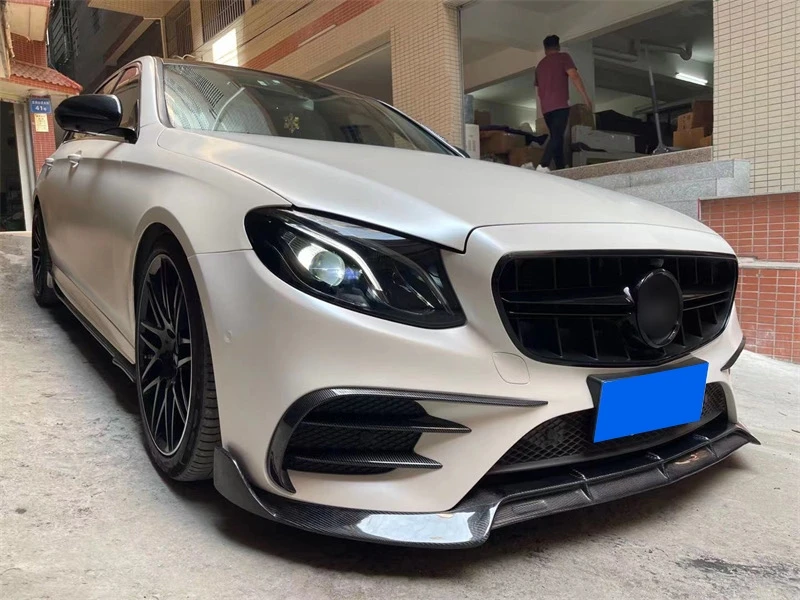 Carbon Fiber E53 Front Bumper Lip For Mercedes Benz E Class E53 W213 ...