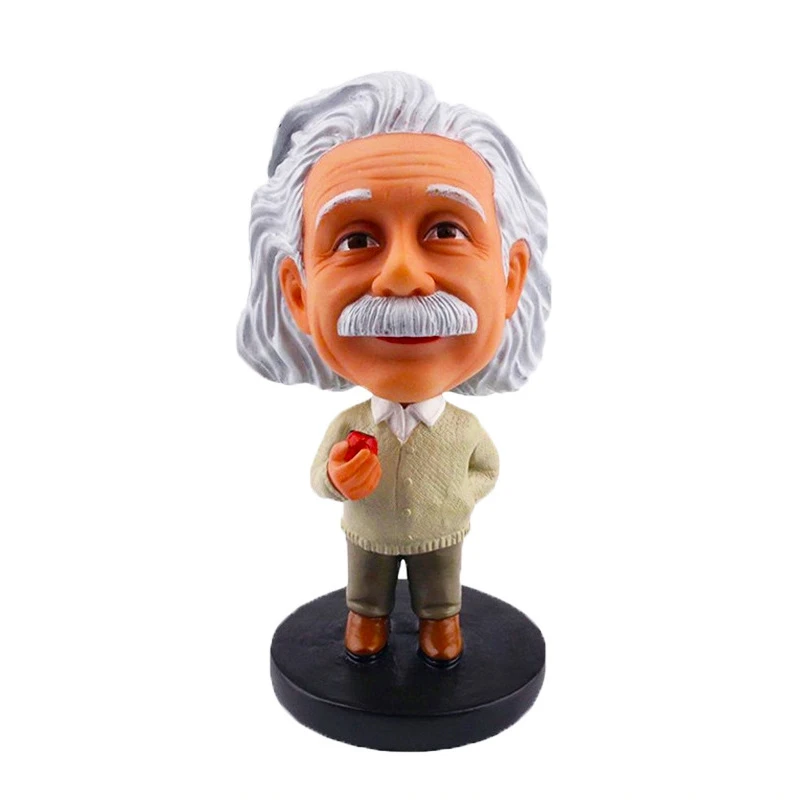 Customized Resin Famous People Figurine - Einstein Bobble Head