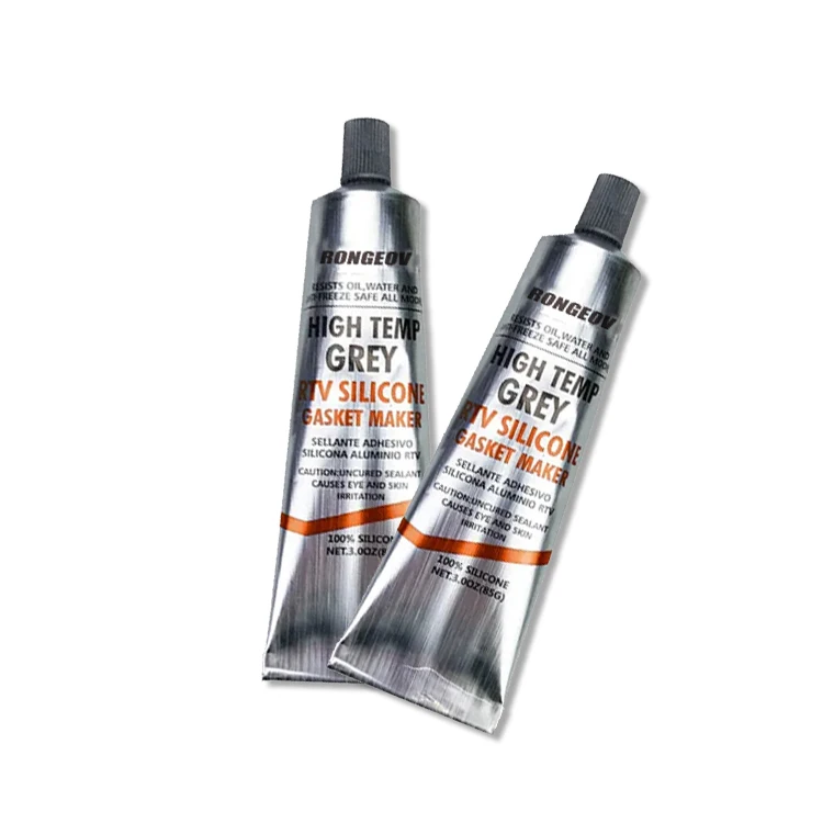 999 Gray RTV Gasket Maker 100% Silicone Sealant Durable Sealing Resists ...