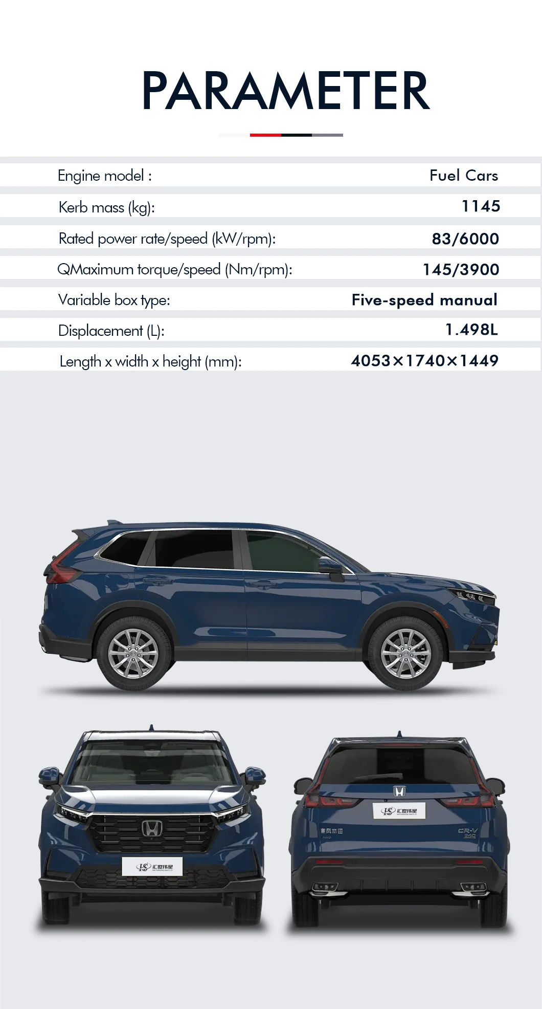 Honda Crv 2023 Awd 240 Turbo Cvt Four-wheel Drive Gasoline New Vehicle ...