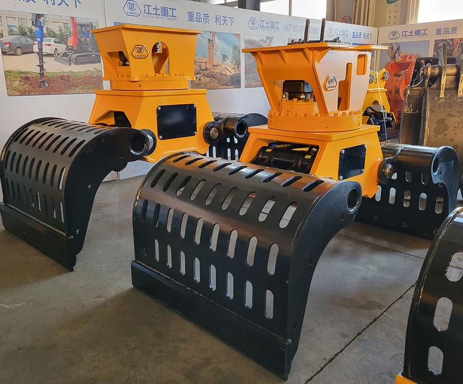 Excavator Demolition Hydraulic Rotating Grapple Scrap Metal Grab For ...