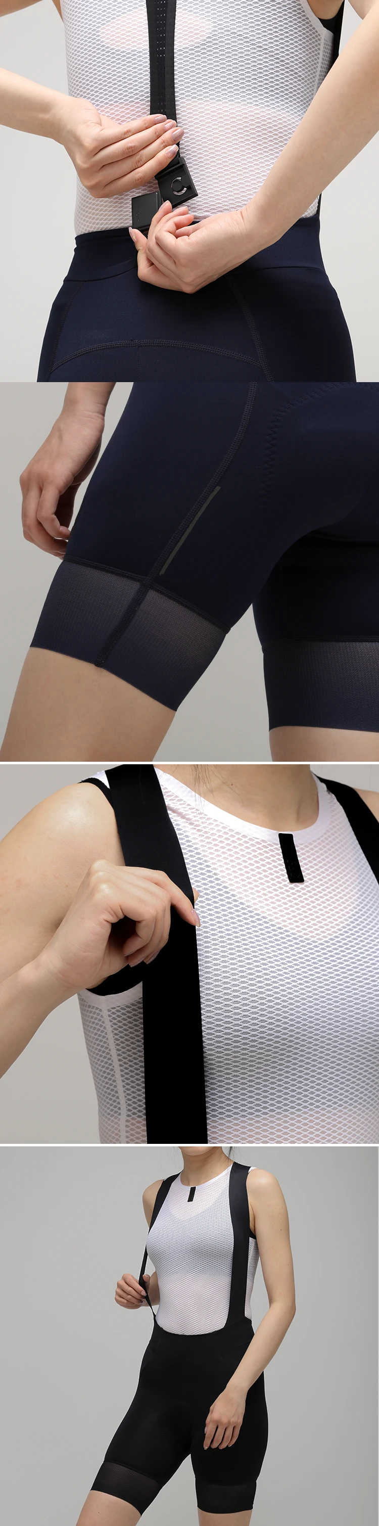 Summer Custom Women's Cycling Bib-shorts Breathable Anti-uv Reflective ...