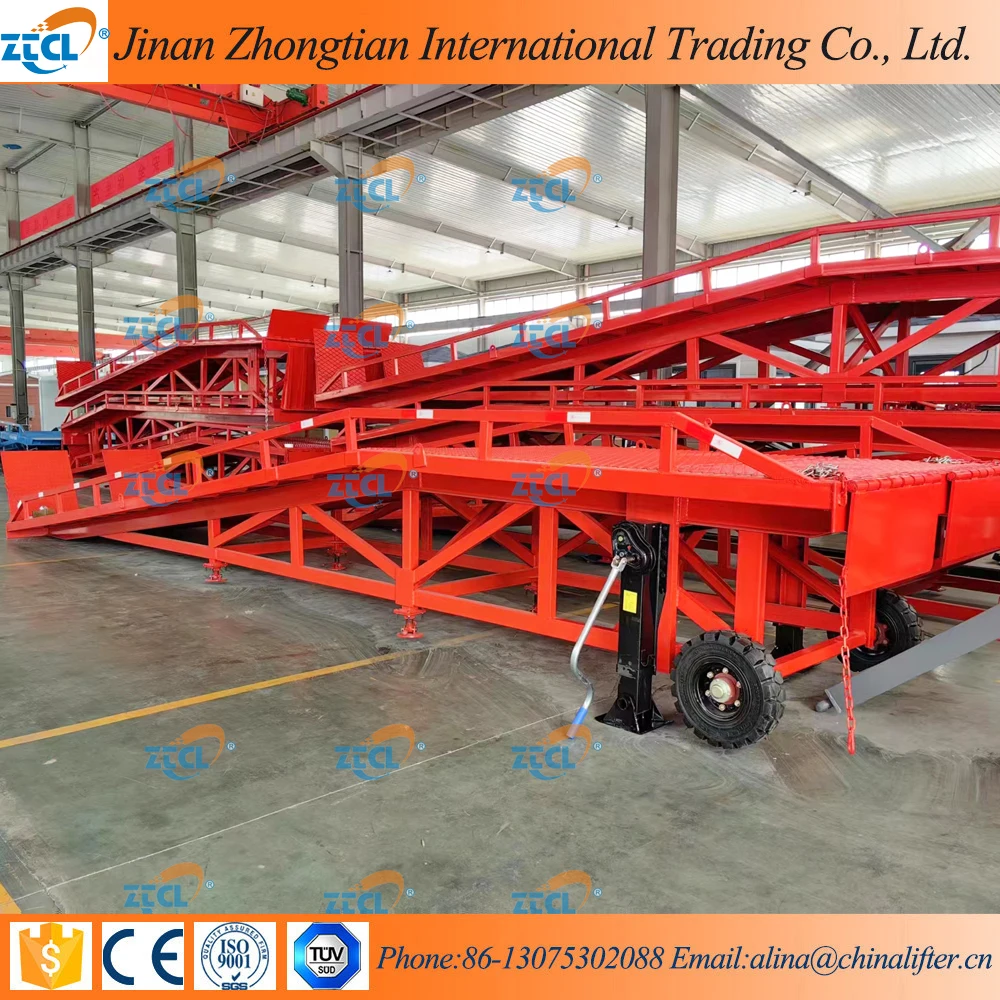 Mobile Loading Dock Forklift Ramp - Durable & Portable