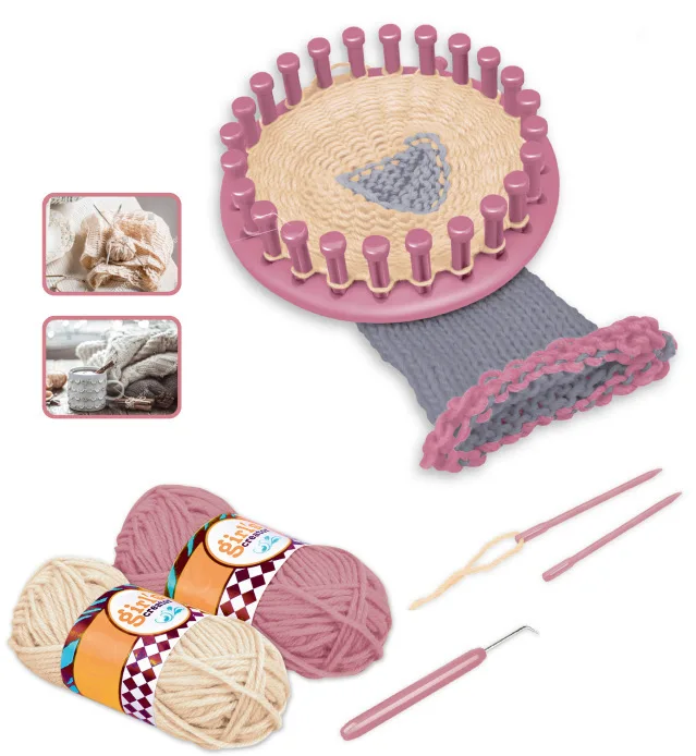 Kids Smart Weaver Circular Knitting Loom Toy for Scarf & Hat ...