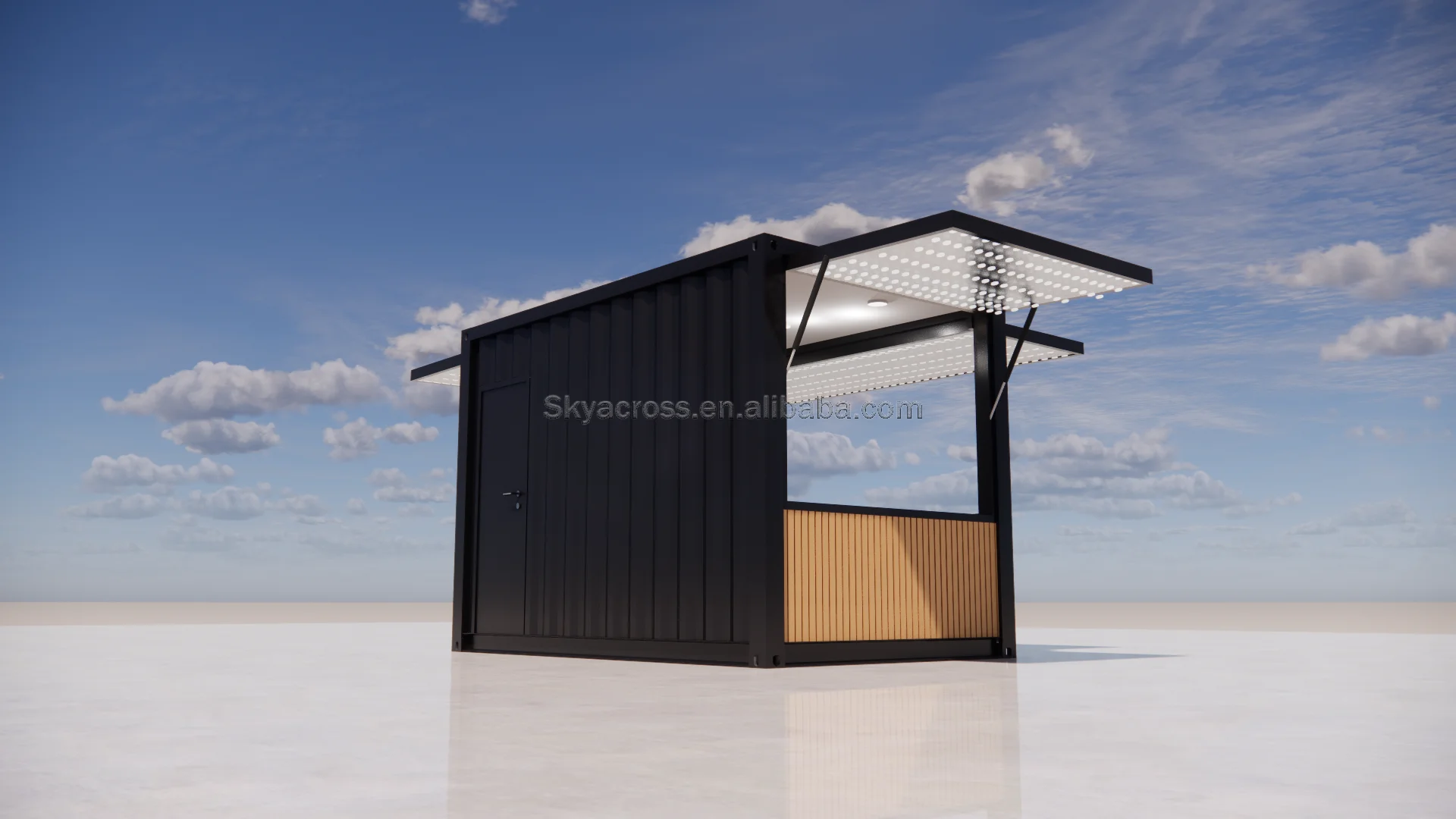 10FT 20ft Mini Pop-up Shop Container - Ideal for Coffee & Fast-food