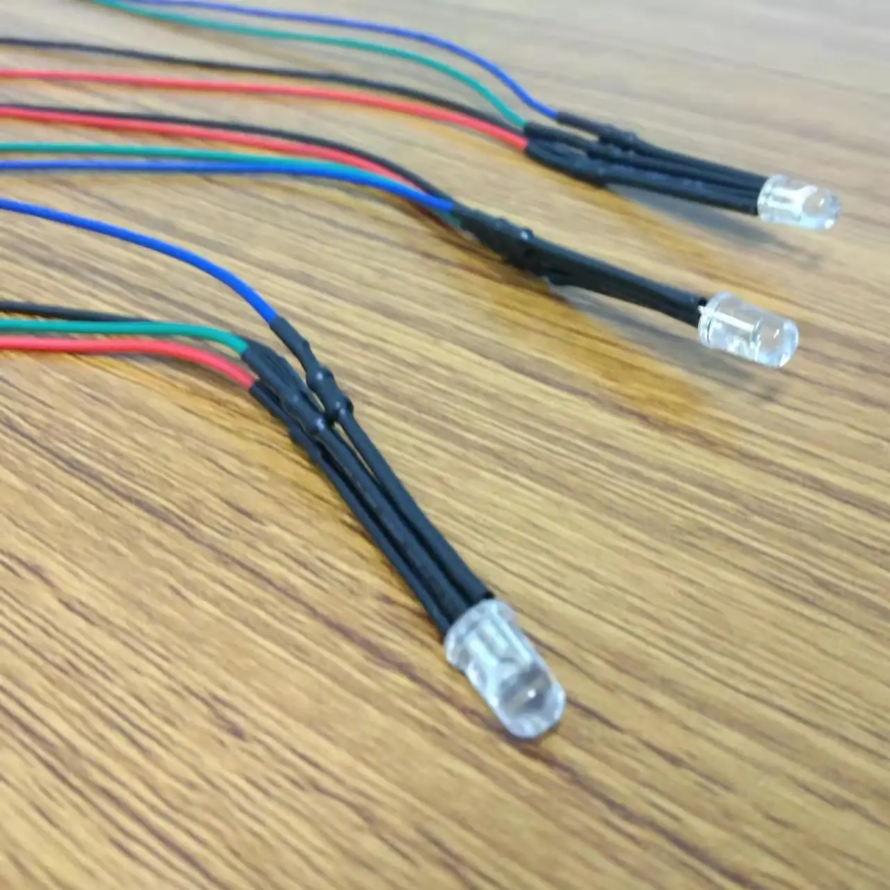 5mm RGB 24V Pre-Wired LED for DIY Projects - 30000hrs Lifespan