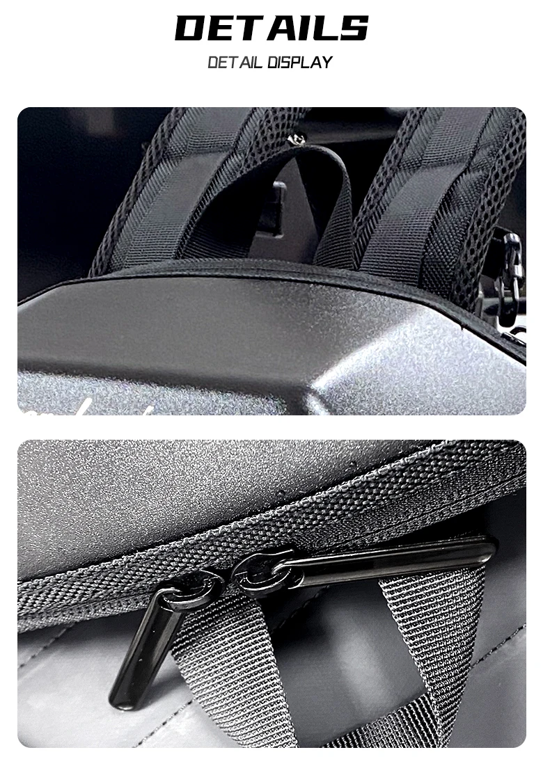 Crelander Led Backpack Bluetooth Waterproof Hard Shell Design Cool Eye ...