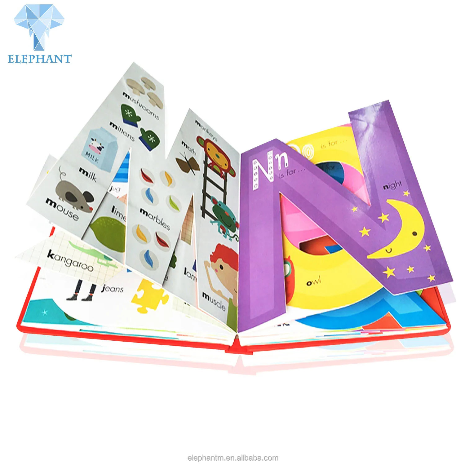 Custom Printing Children First 100 Words Book Early Learning Alphabet ...