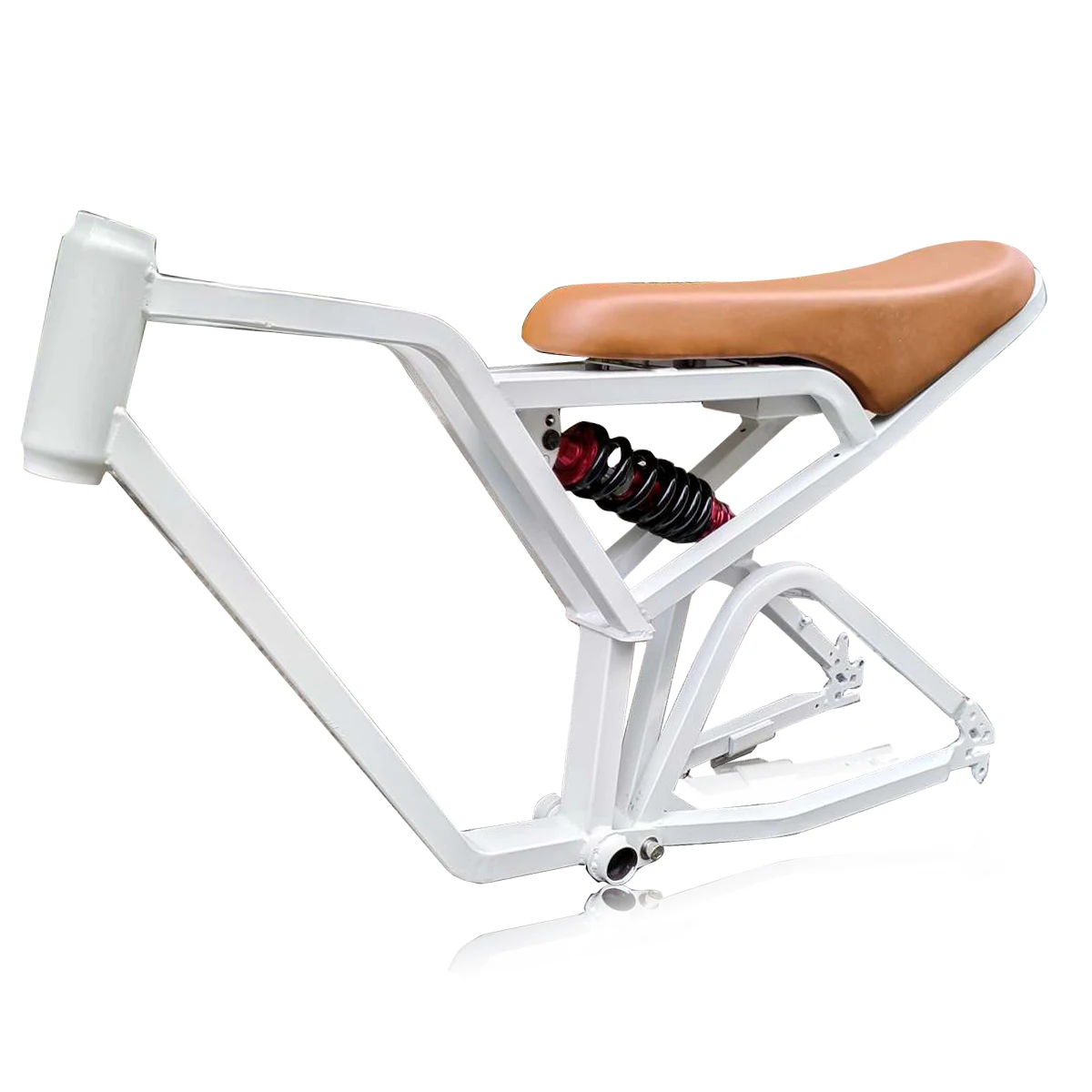 190mm Dropout E Bicycles Frame Strong Steel Electric Fat Bike Frames ...