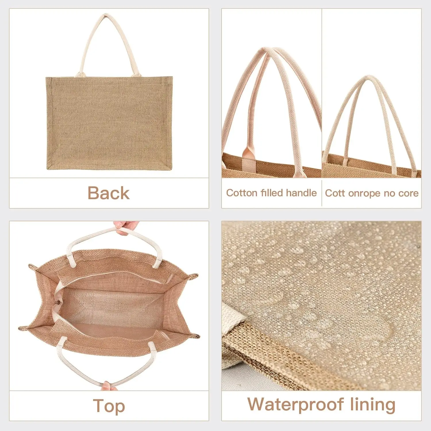 Jute Bags for Sugar Packing with Custom Print and Bulk Order Option ...