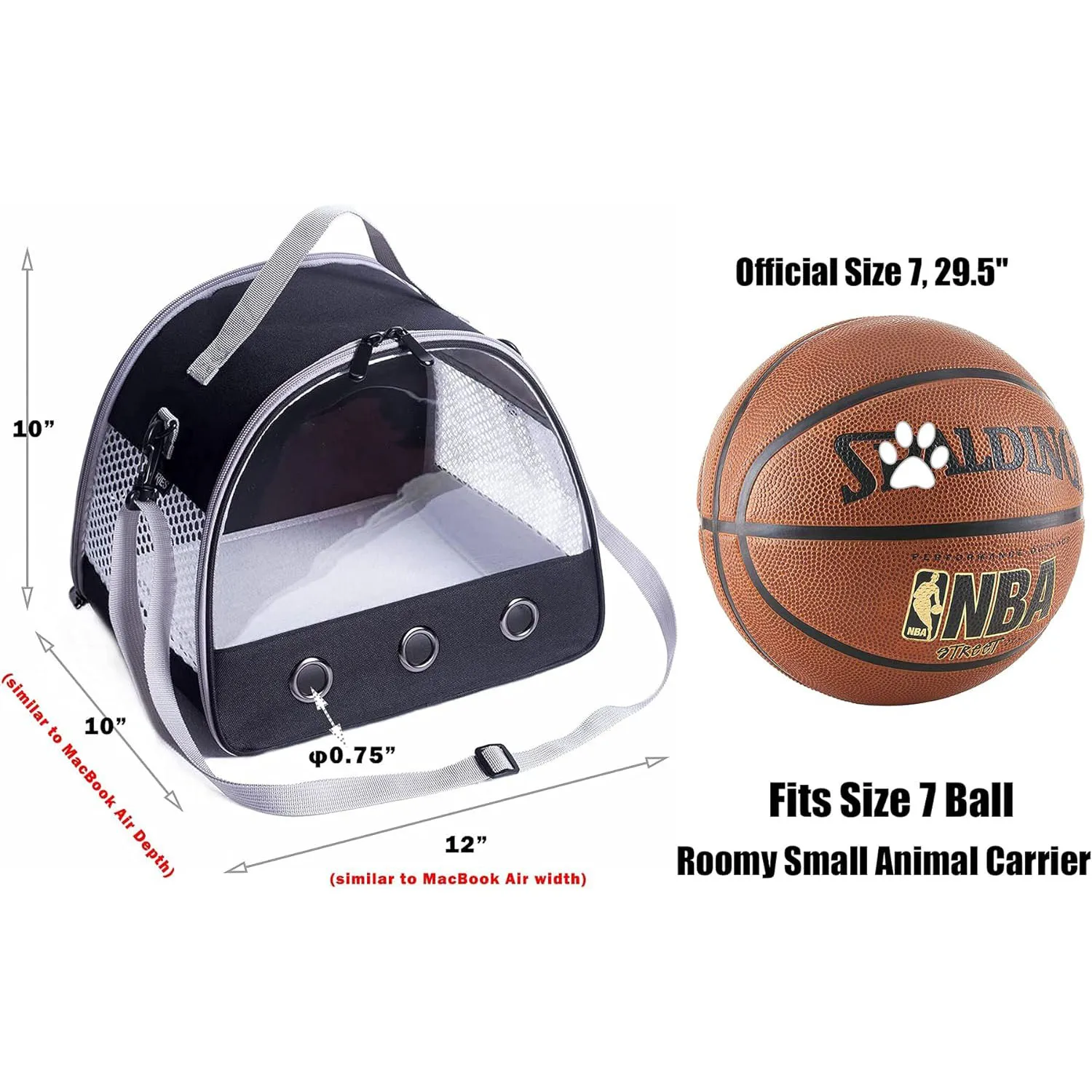 Guinea Pig Carrier Backpack Clear Bubble Window Backpack for Guinea Pig ...