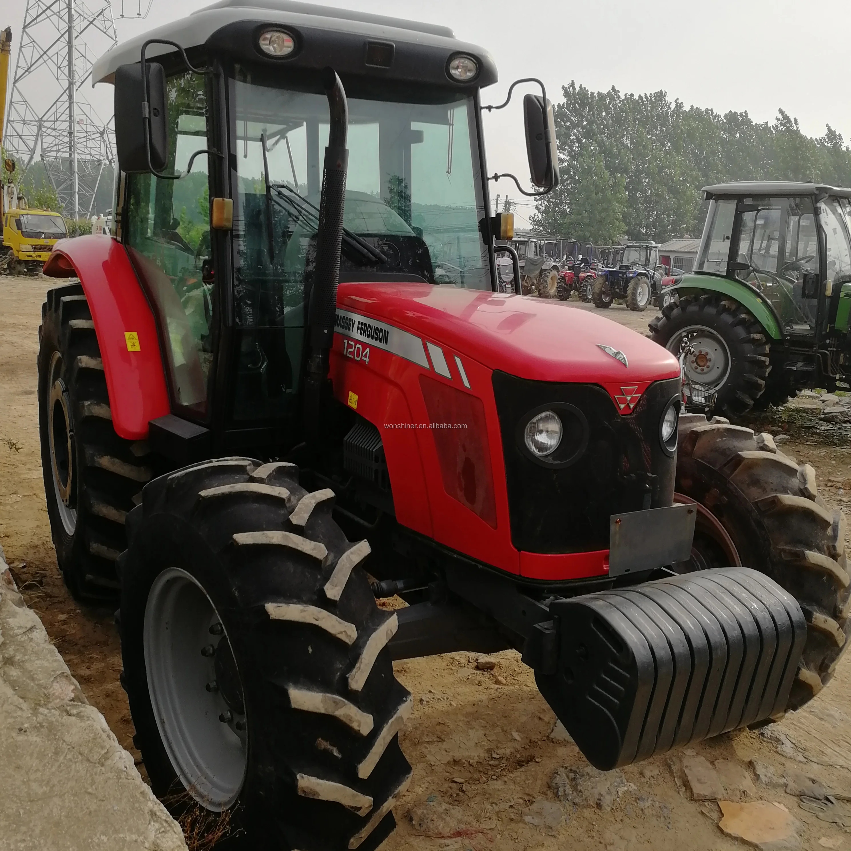 Cheap Price John Deere 4WD Farm Tractor - 120HP Perkins Diesel Engine ...