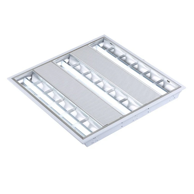NEW surface mounted t8 fluorescent grill light fixture 600X600 high ...