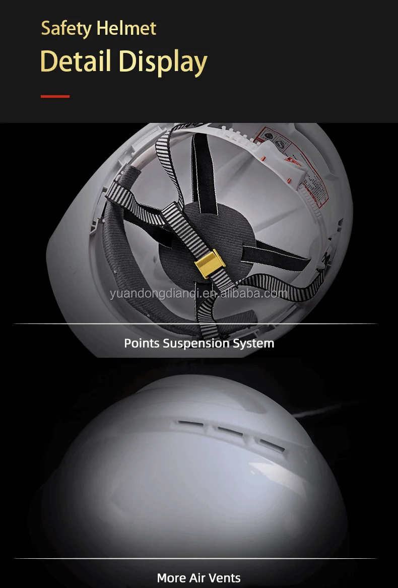 Type 2 Class G ABS Safety Helmets for Construction Workers