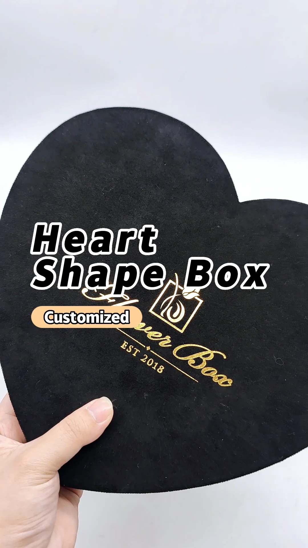 Custom Heart Shaped Boxes For Roses Romantic Present Gift Mom Custom ...
