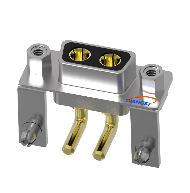 High Power D-sub Combo Connector For Pcb 2v2 90 Right Angle Solder Type ...