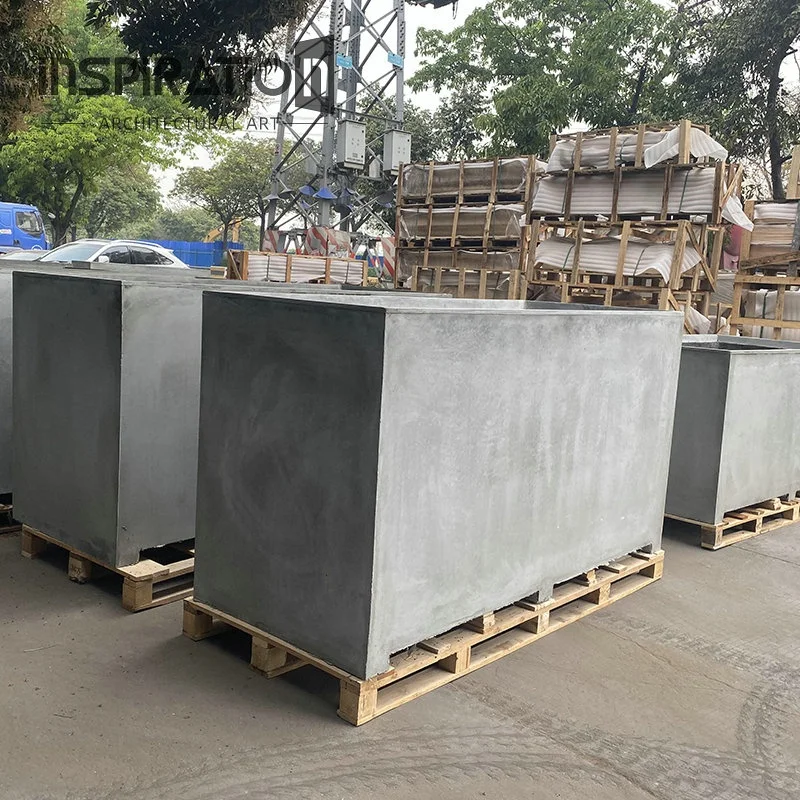 Extra large Contemporary Custom flower pot GFRC (Glass fiber Reinforced ...