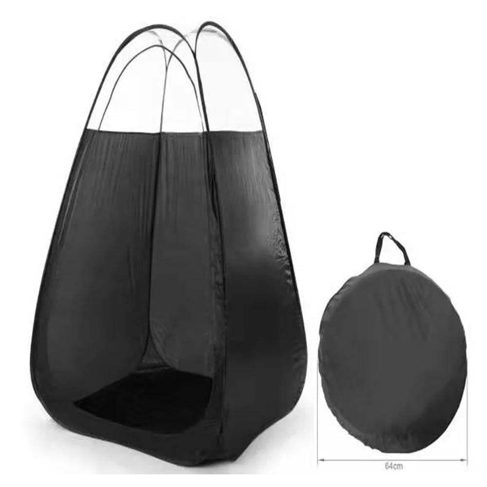 Large Deluxe Spray Tanning Pop Up Tent Black Portable Mobile Tan Booth ...