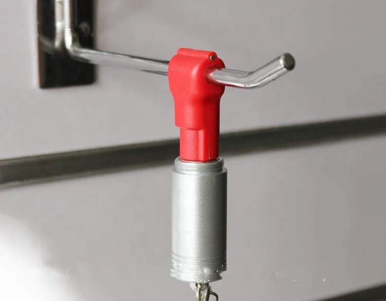 Retail Store Display Antitheft Plastic Hook Lock with Magnet Key