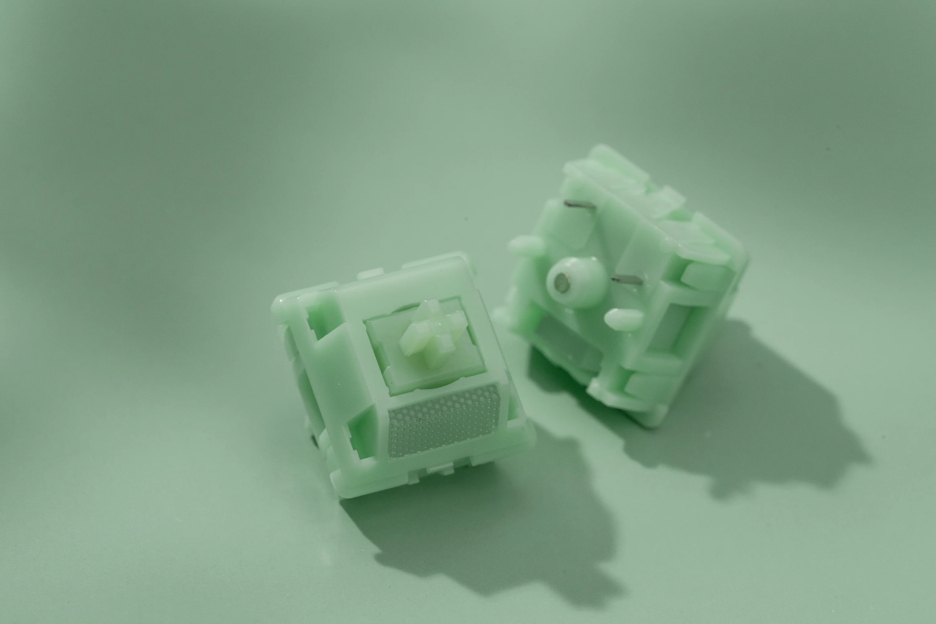 Mechanical Keyboard Switch Linear Stem Green Pom Housing Rgb Light ...