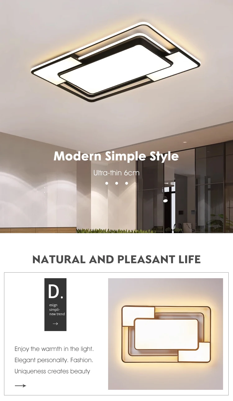 Modern Simple Style Surface Mounted Smart Living Room Bedroom Remote ...