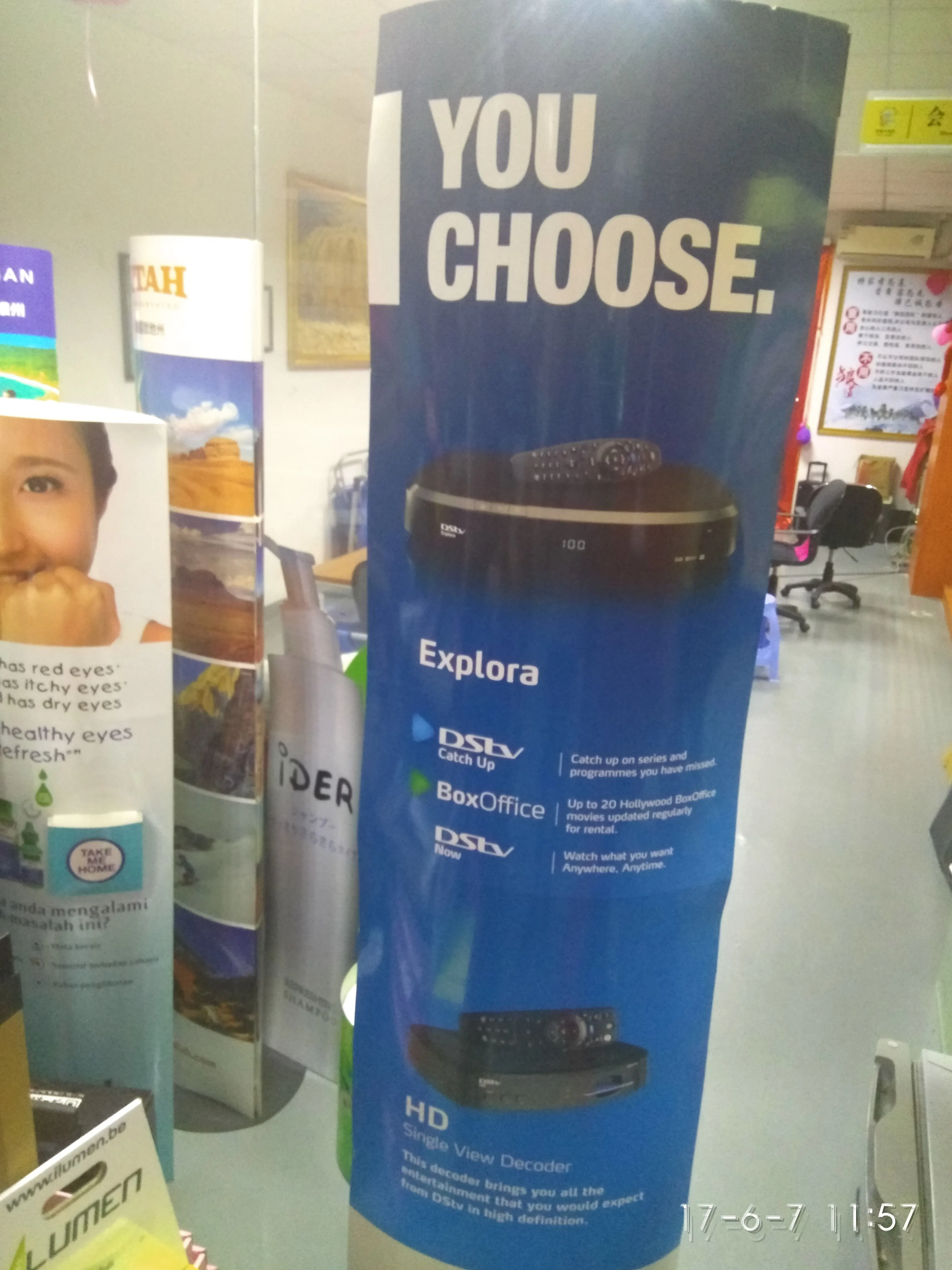 Outdoor Pop up Corrugated Totem Cardboard Standee Display