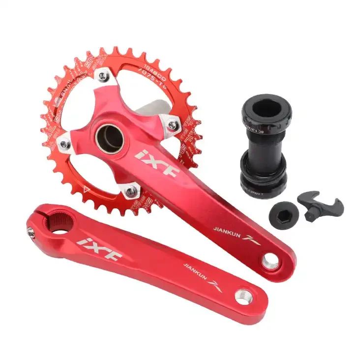 Ixf Mountain Bike Single Speed Crankset Bicycle Crank Set With 104bcd Round Chainring ...