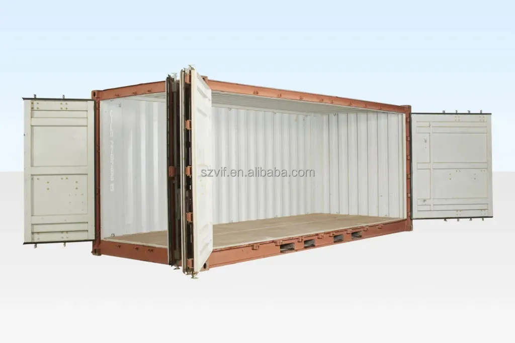 20 Foot White Shipping Container - First Trip, Dry & Isolated