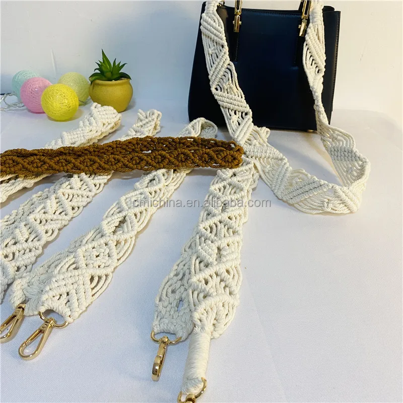 39 Inch Long Phone Case Strap Macrame Bag Strap Cross Body Knot Straps ...