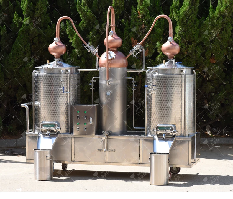 30l,50l,100l,200l Copper Distillation Equipment/vodka Distiller/ Multi ...